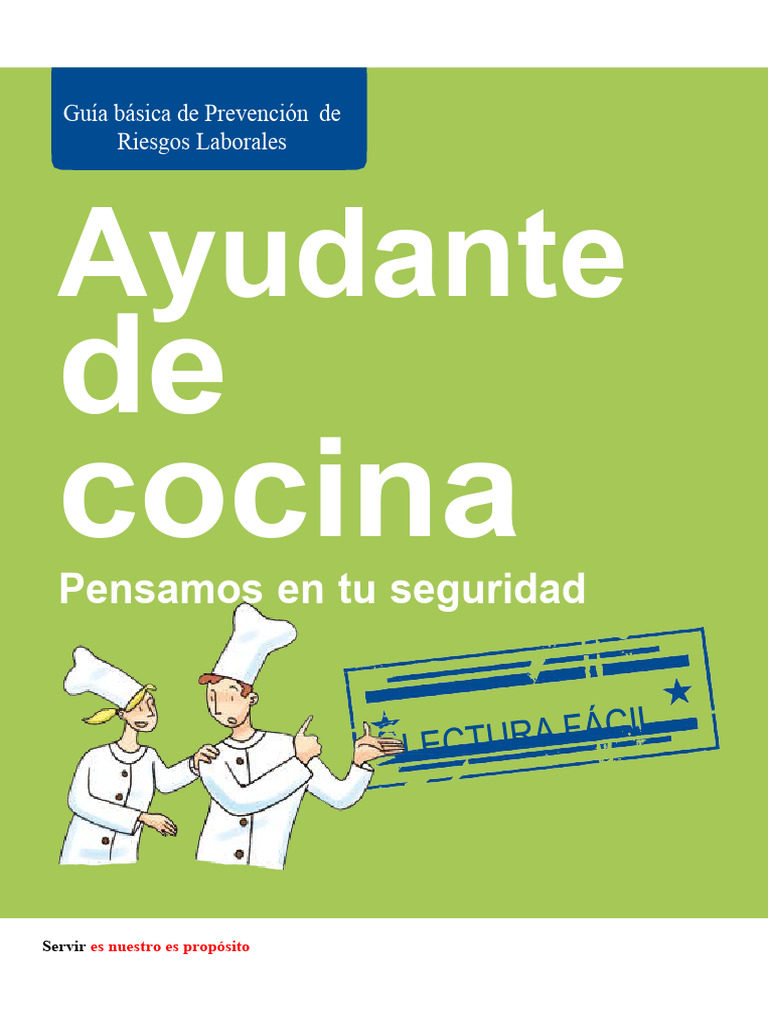 Cartilla Ayudante en Cocina | PDF | Guante