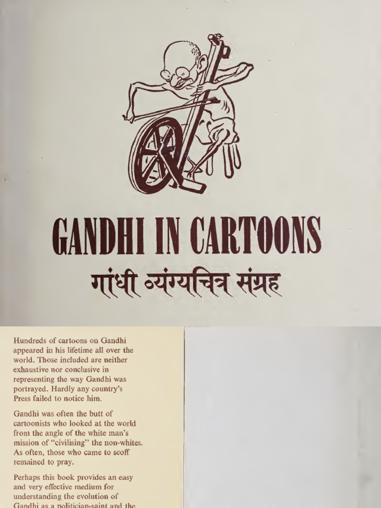 Gandhi in Cartoons - Compressed | PDF | Mahatma Gandhi