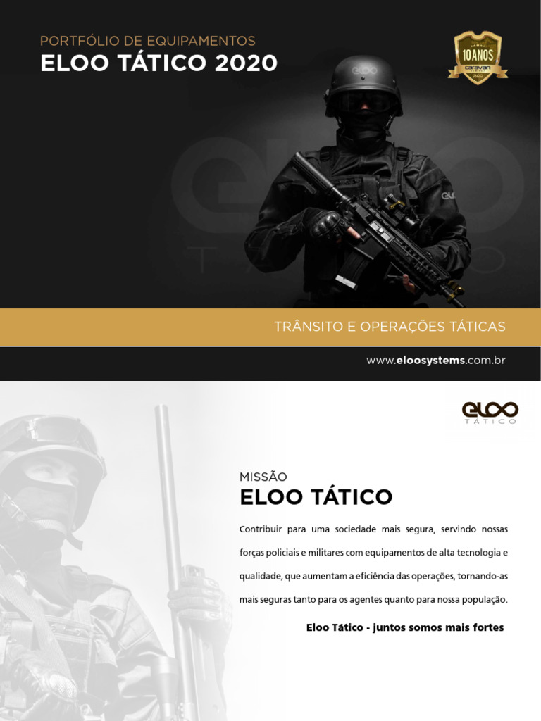 Equipamentos Táticos Eloo para Trânsito | PDF | Câmera | Capacete