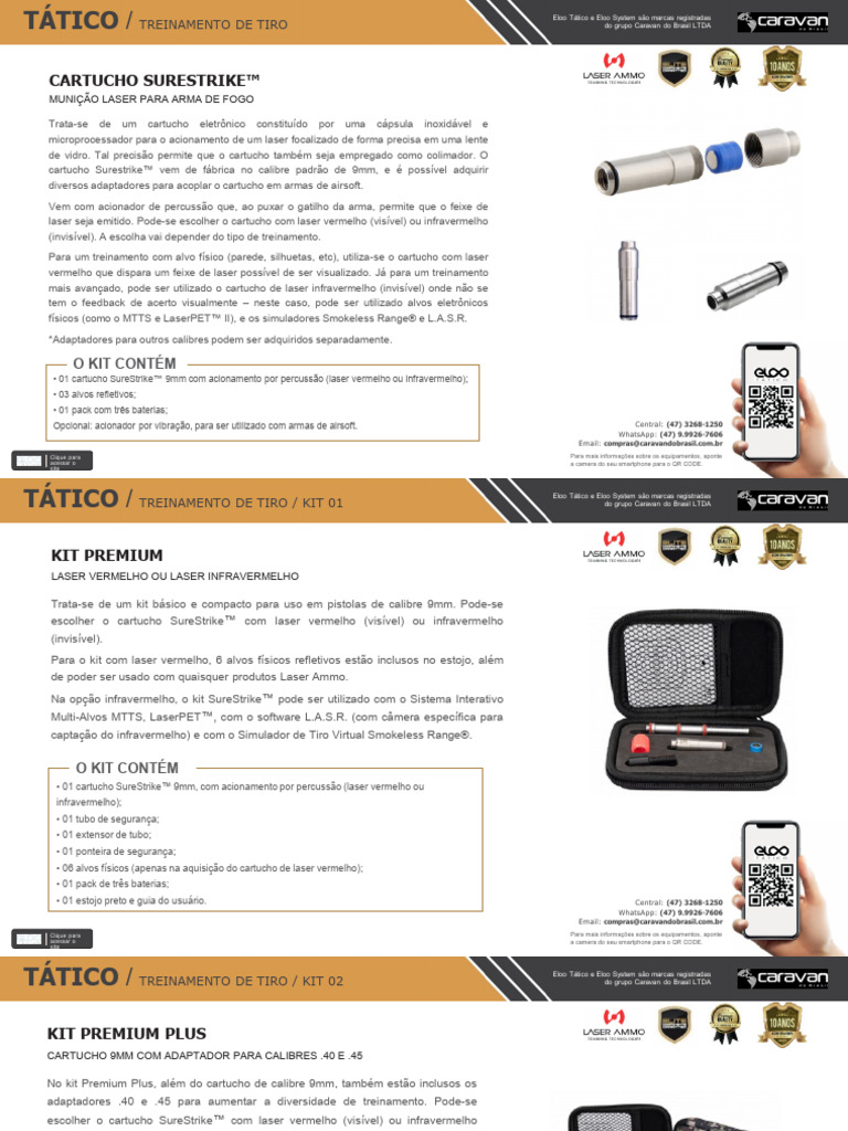 Catálogo Laser Ammo | PDF | Laser | Cartucho (armas de fogo)