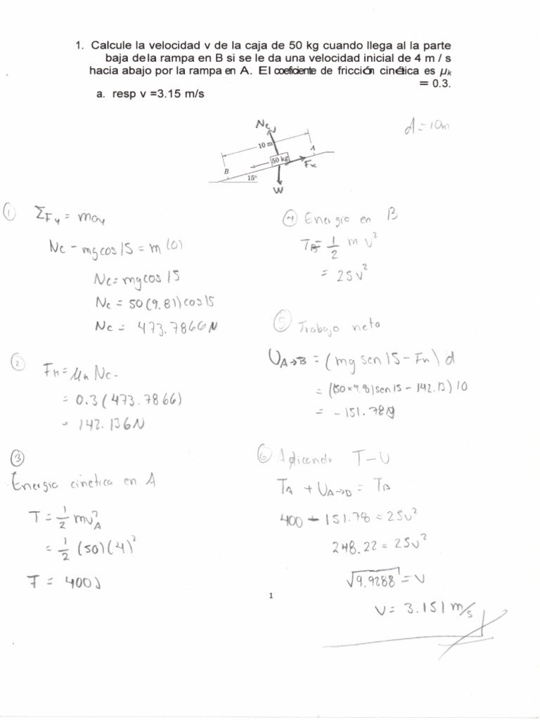 Serie de Ejercicios Unidad 3 | PDF