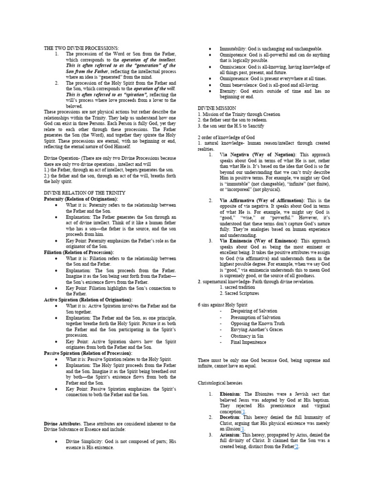 TRINITY | Download Free PDF | Eucharist | God