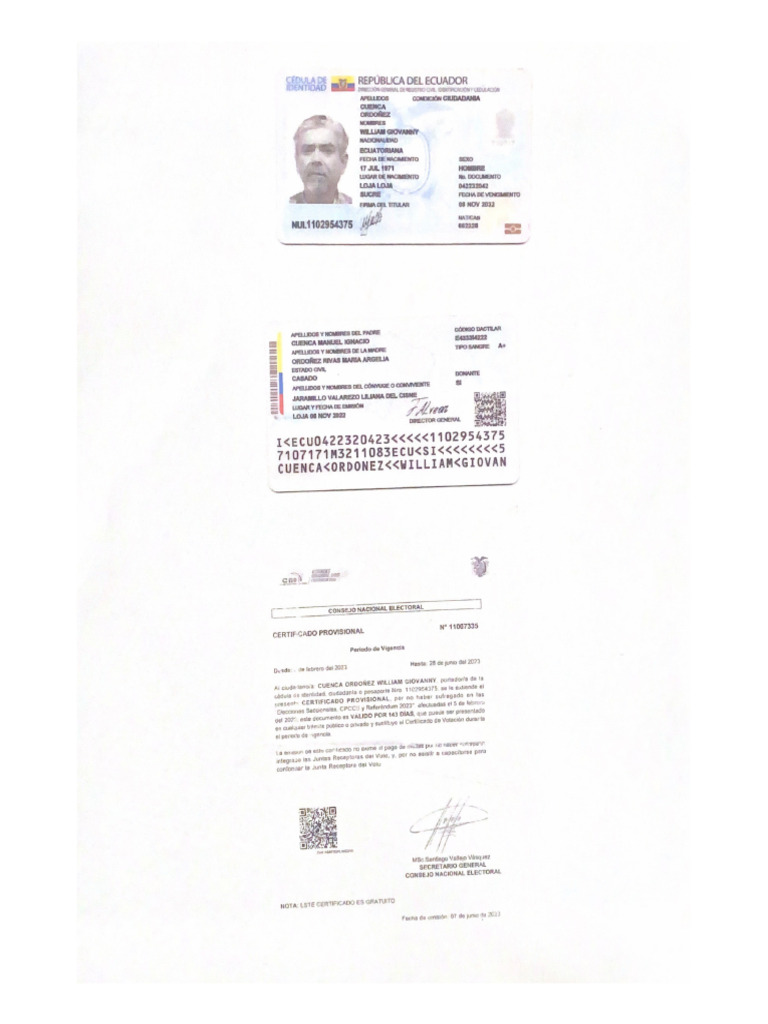 Cédula William | PDF