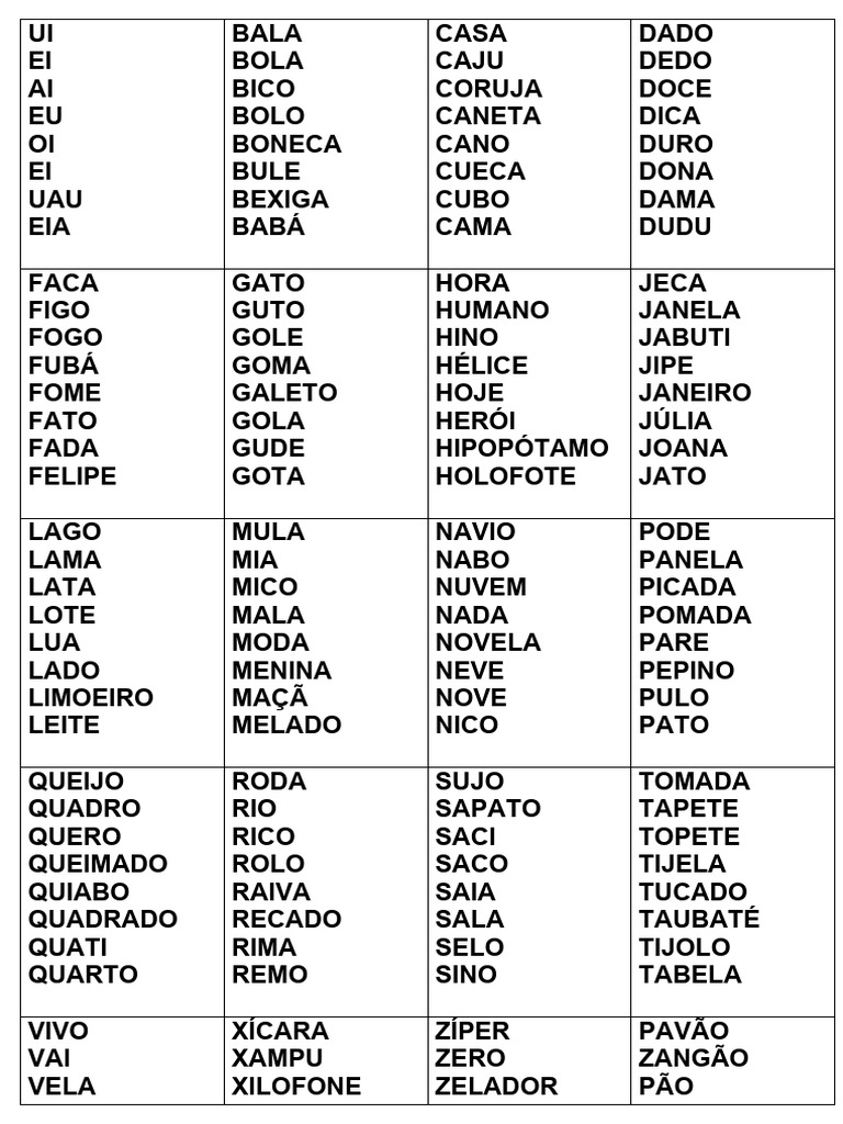 LISTAS PARA IMPRESSÃO | PDF | Agricultura | Animais e seres humanos