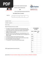 PLE SST 2024-A Revised Past Paper Guides | PDF