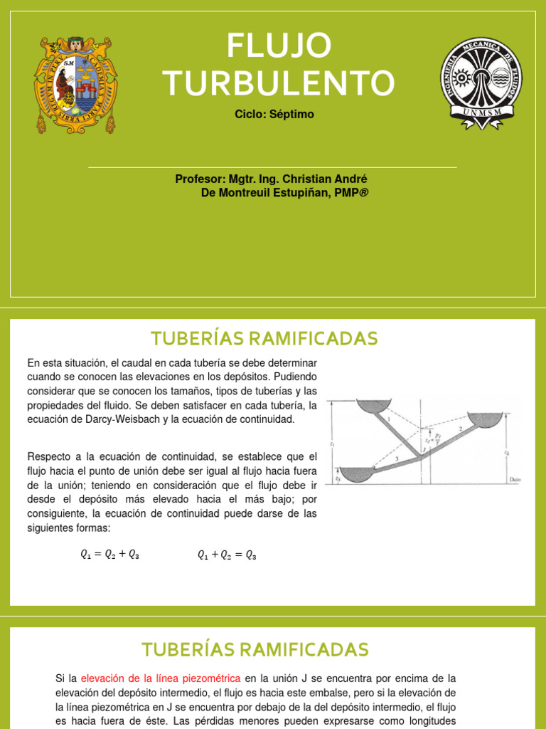 Décimosegunda Clase Flujo Turbulento | PDF | Numero Reynolds | Mecanica ...