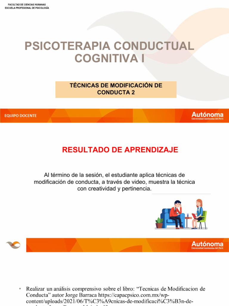 Técnicas de Modificación Conductual | PDF | Sicología | Modificación de ...