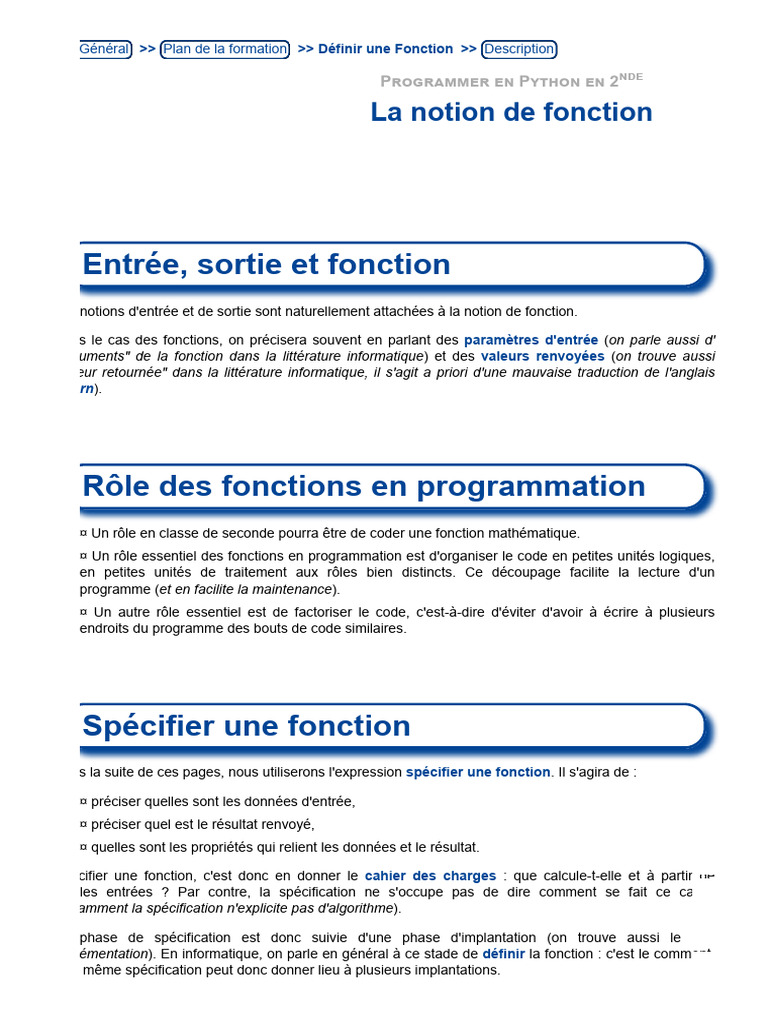 11-Formation UPO - Python Pour La Classe de Seconde | PDF | Python ...