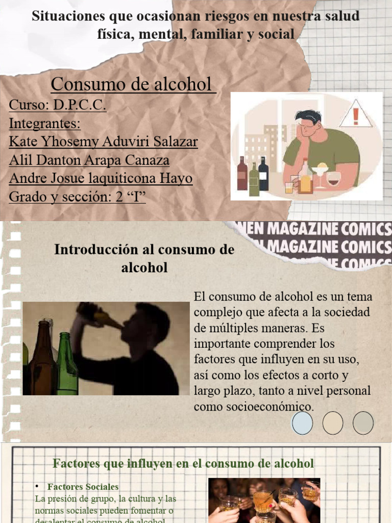El Alcoholismo | PDF | Alcoholismo | Consumo (economía)