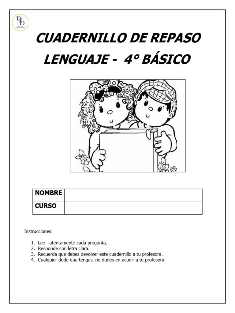 Lenguaje-4°-básico-CUADERNILLO | Descargar gratis PDF | Lingüística Lenguaje-4°-básico-CUADERNILLO | Descargar gratis PDF | Lingüística