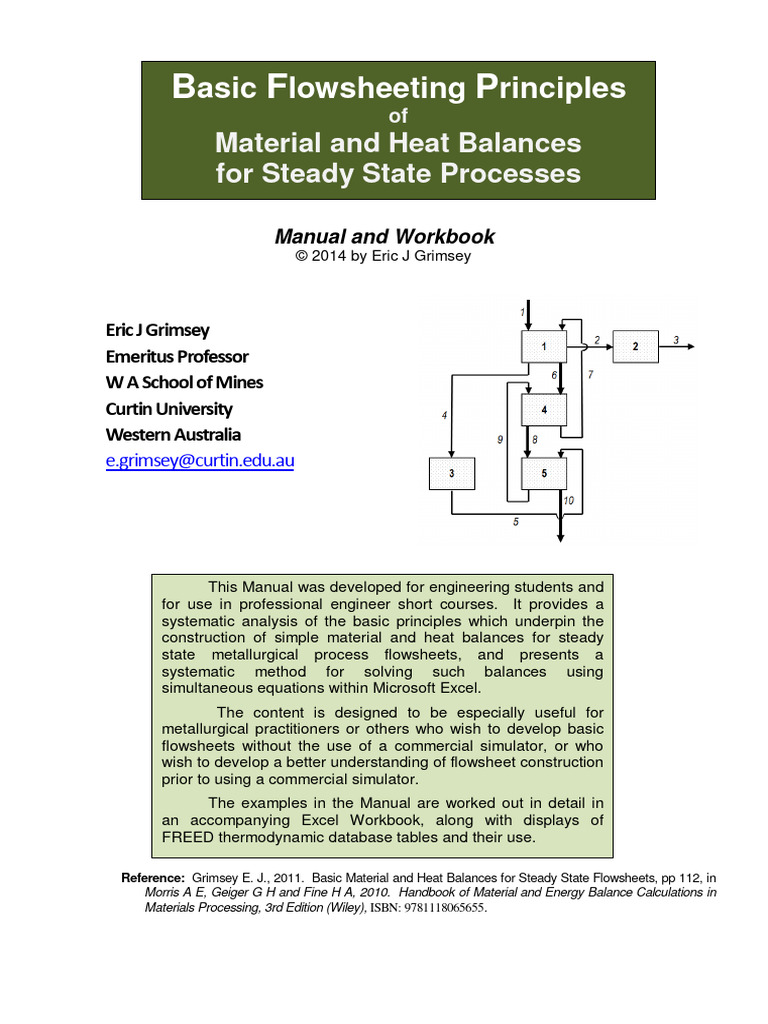 Dokumen - Tips Basic Flowsheeting Principles Thermart Himmelblau D M and Riggs J B 2003 Basic ...