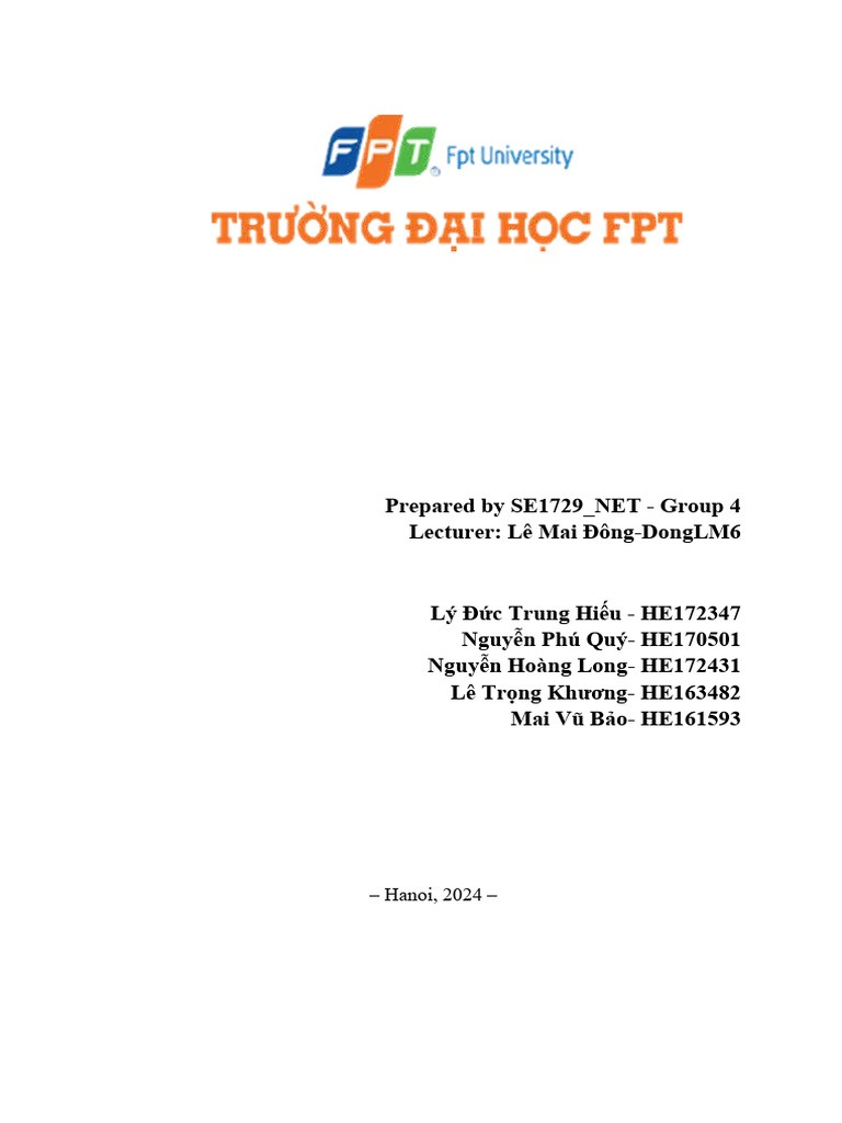 Swd392 - Se1729 - Net - Group 4 | PDF | Point Of Sale | Password