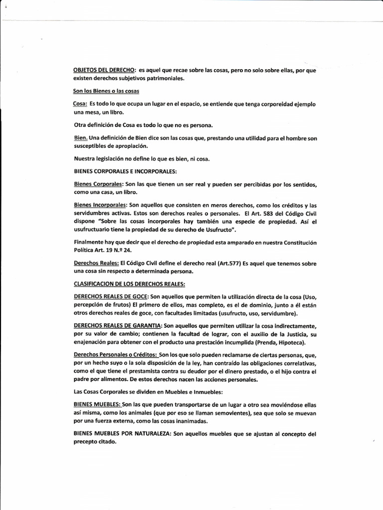 Objetos Del Derecho | PDF | Propiedad | Protección del medio ambiente Objetos Del Derecho | PDF | Propiedad | Protección del medio ambiente