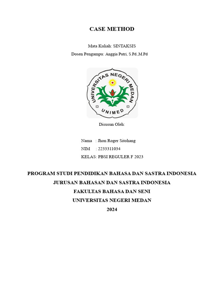 Case Method | PDF | Seni | Komputer