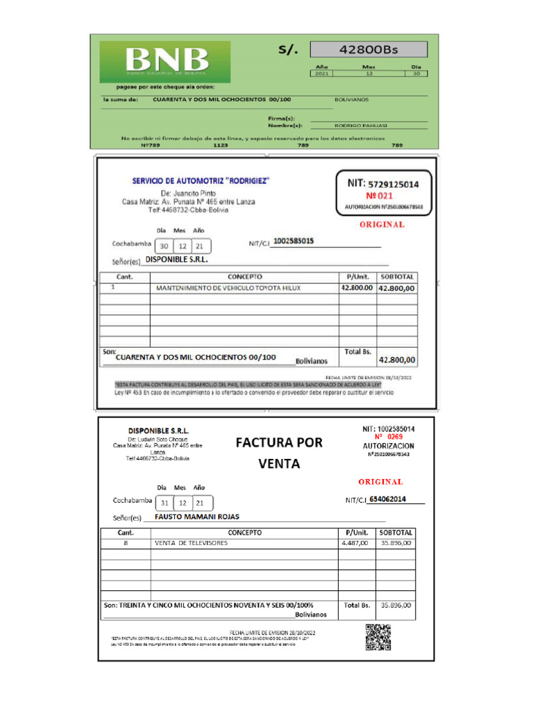 Prac 1 Fact Venta | PDF
