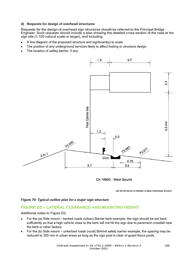 VicRoads AS 1742.2 Traffic Control Guide | PDF | Road