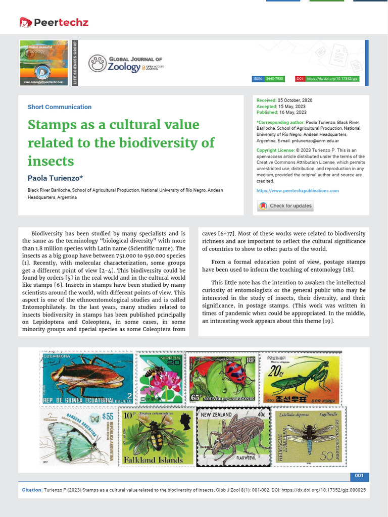 Stamps As A Cultural Value Related To The Biodiver | PDF | Philately ...