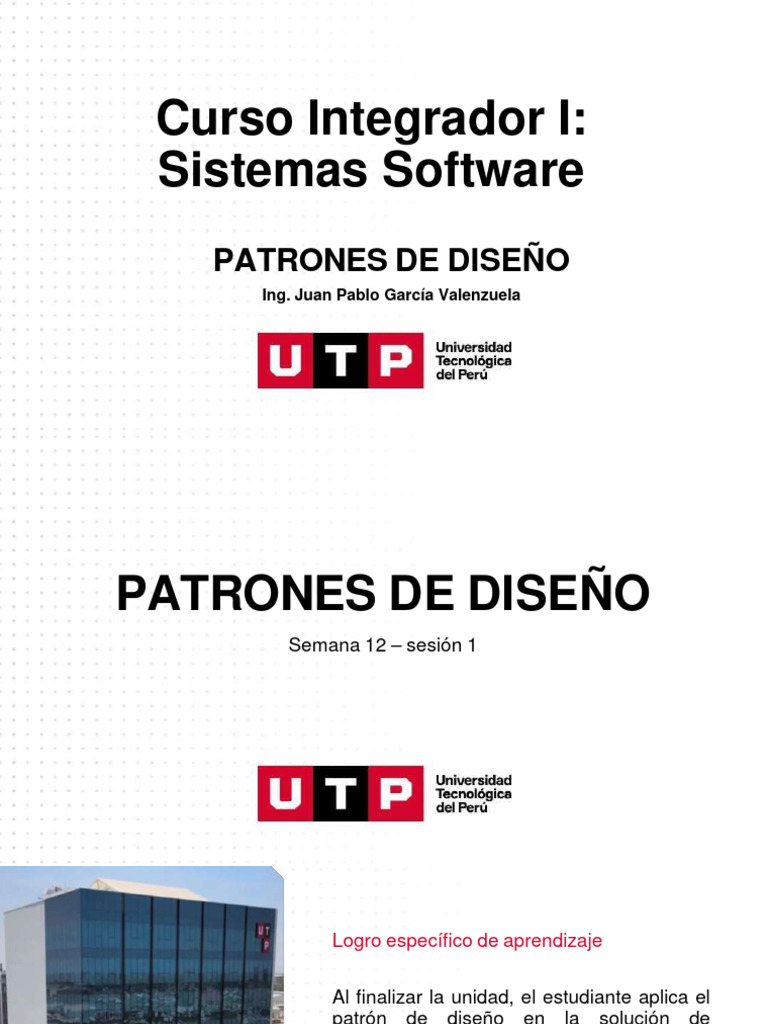 Patrones de Diseño en Software POO | PDF | Objeto (informática ...