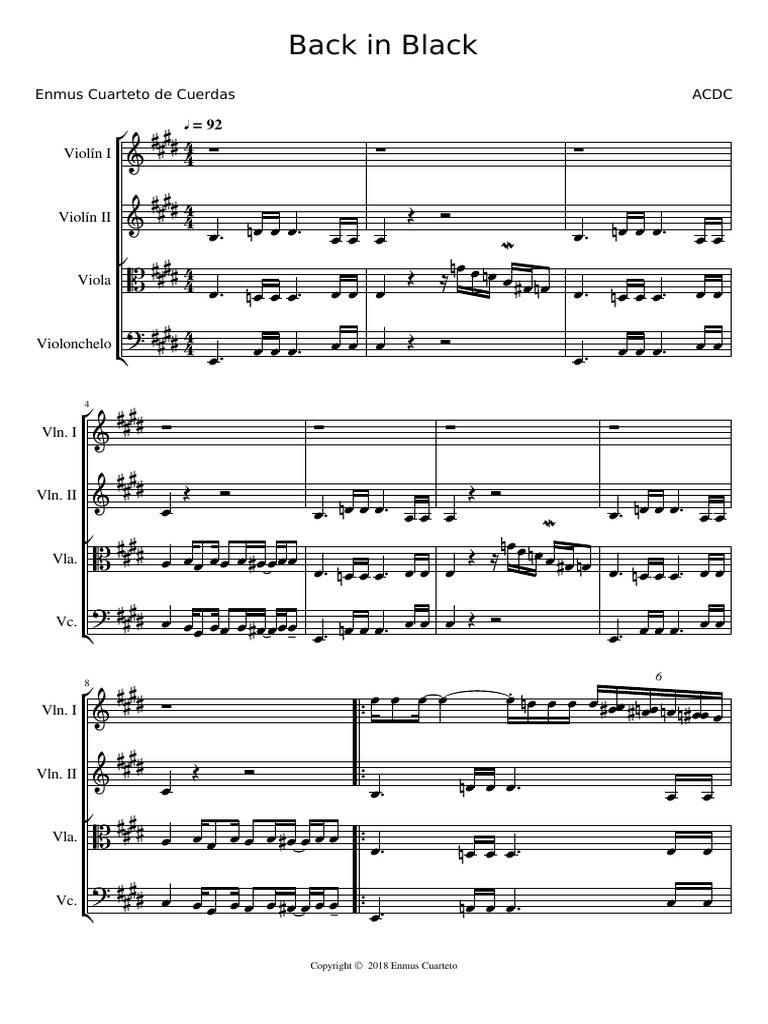 Back in Black-ACDC | PDF