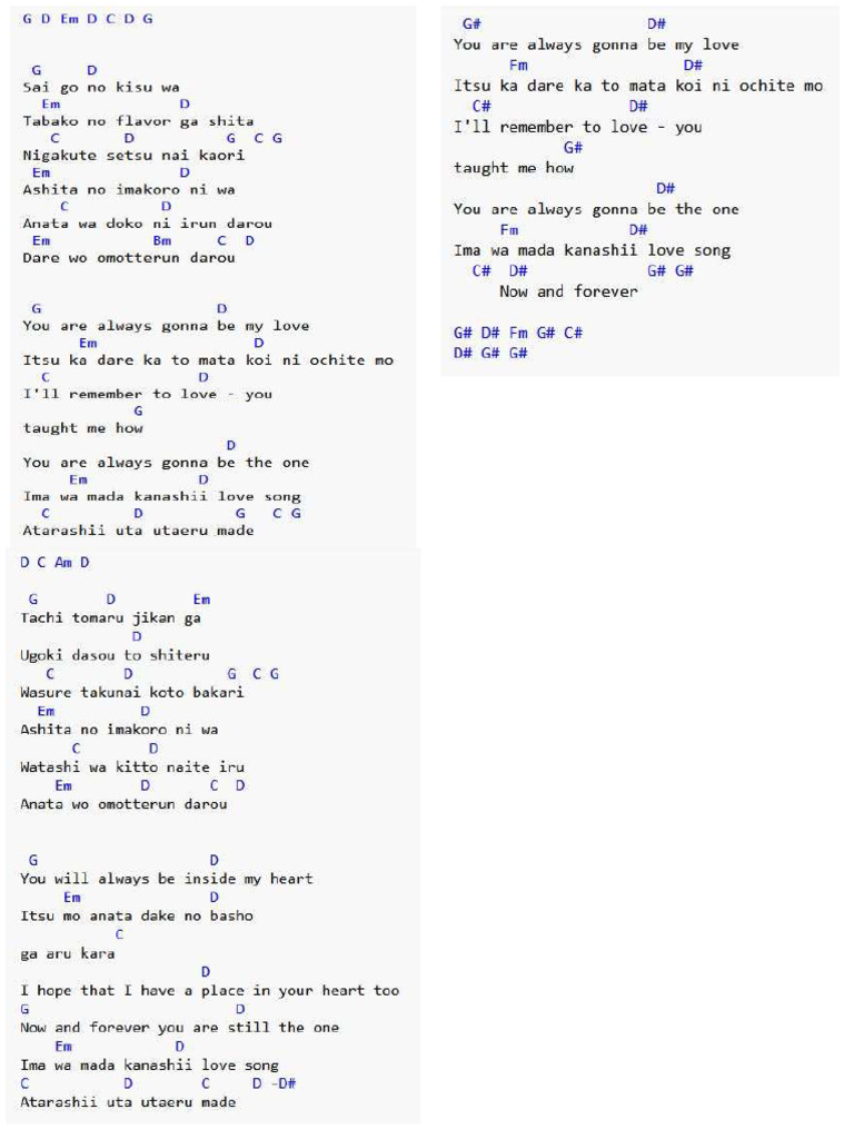 First Love (Chords) | PDF