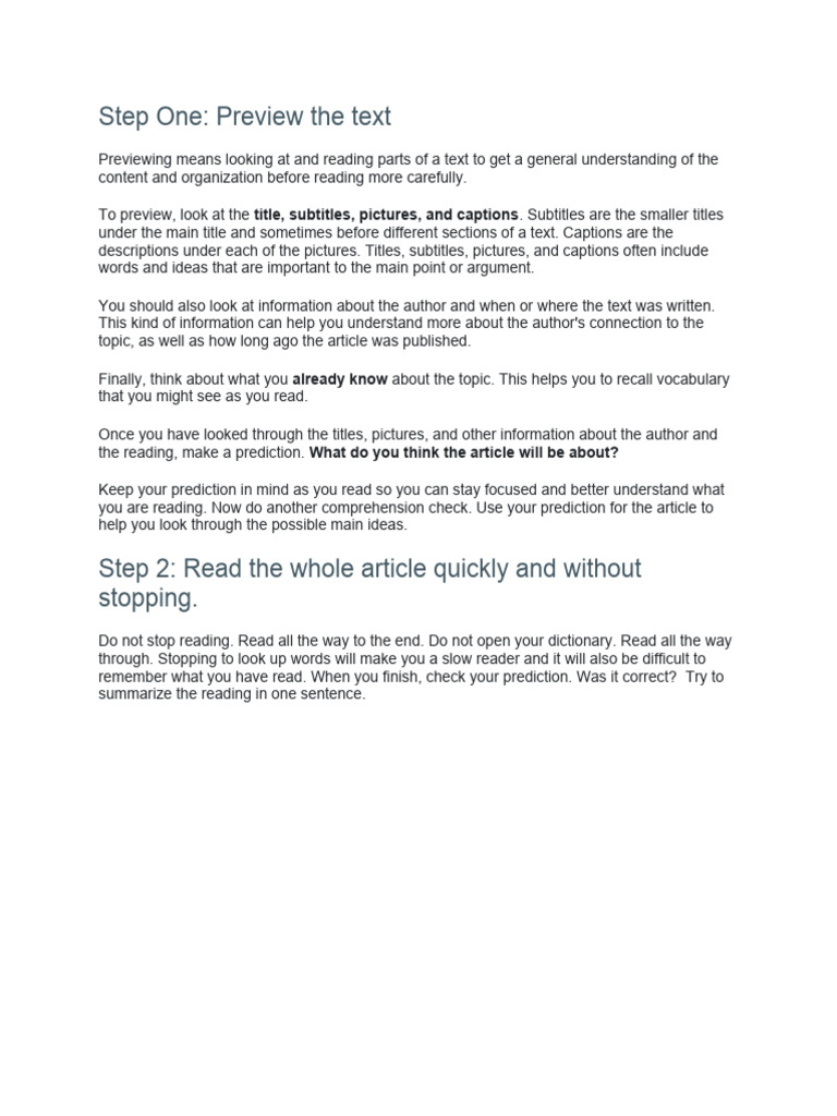 Reading strategies | PDF Reading strategies | PDF