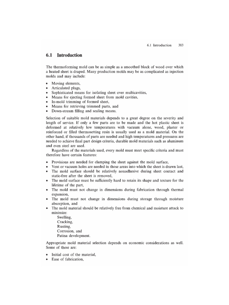 Technology of Thermoforming | PDF