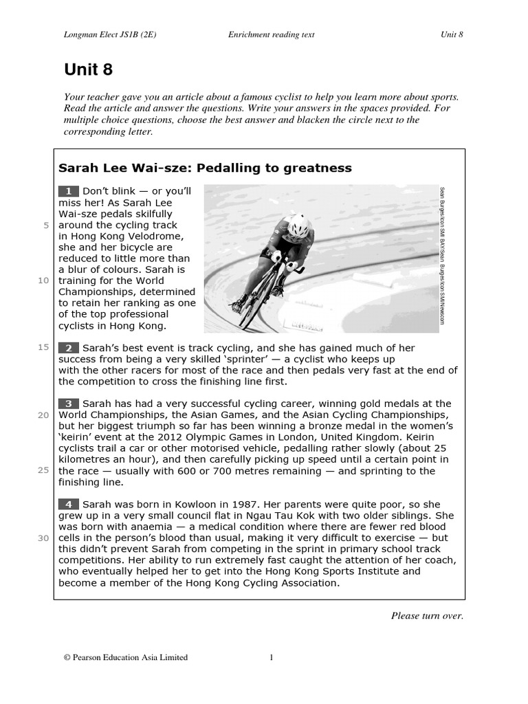 Elect JS1B Enrichment Reading Text U8 | PDF