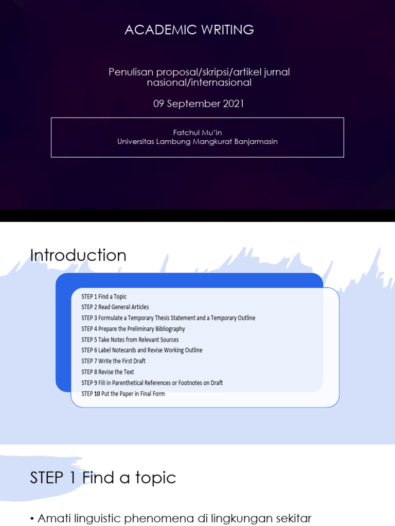 Academic Writing | PDF | Multilingualism | Second Language