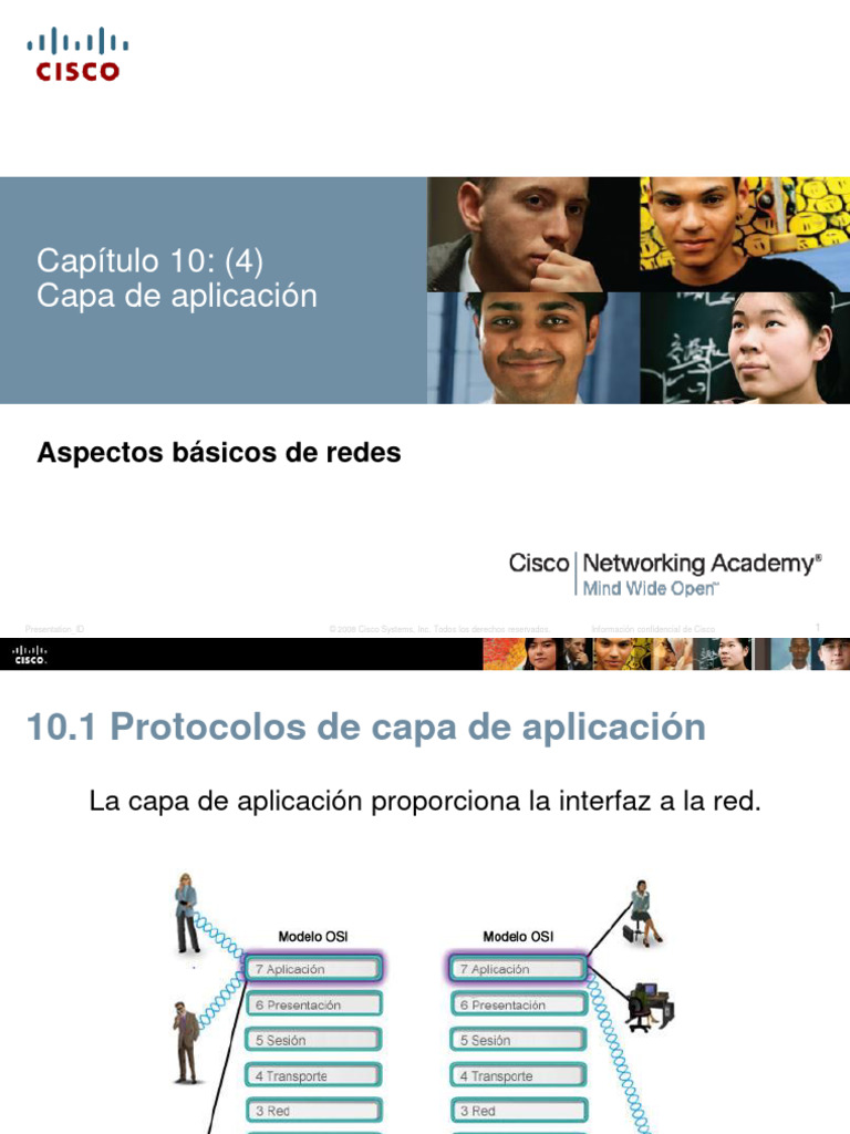 Cisco Capitulo10 Capa de Aplicacion | PDF | Redes | Internet y web