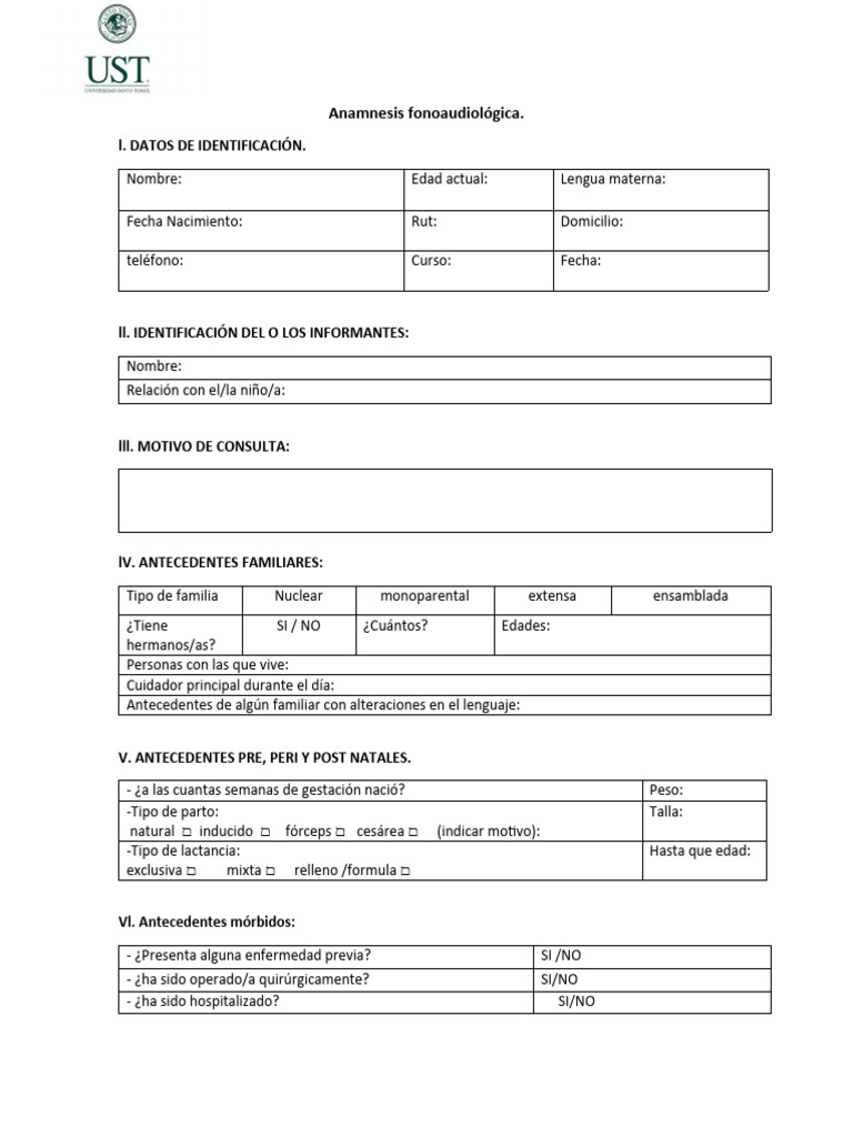 Anamnesis | PDF | Salud y bienestar