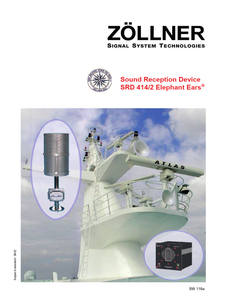 Sound Reception Device SRD 414/2 Elephant Ears | PDF | Sound | Noise