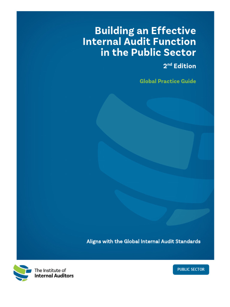 Buliding Effective Internal Audit Function in Public Sector | PDF | Internal Audit | Audit