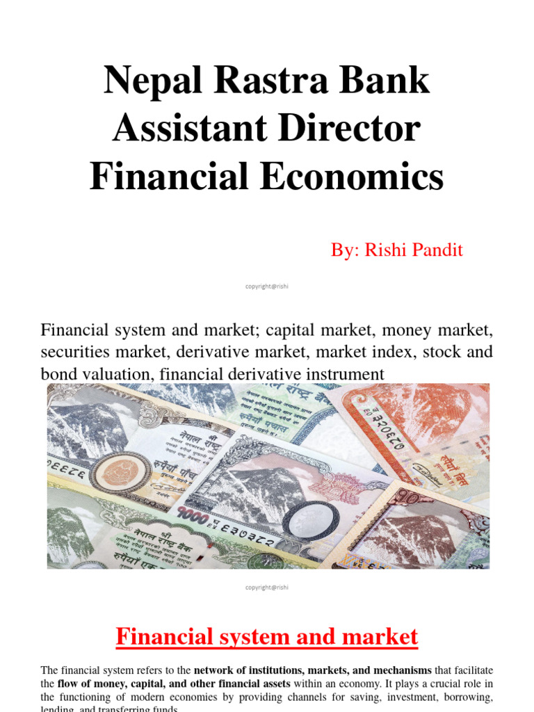 Financial System and Market | PDF | Financial Markets | Securities ...
