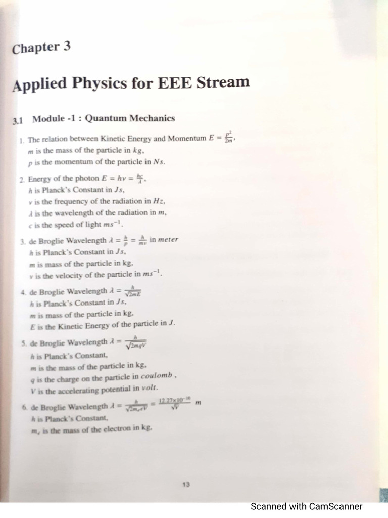 Hand Book - Applied Physics For EEE Streams | PDF