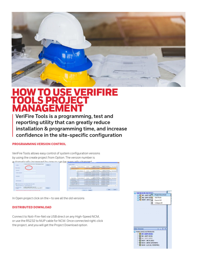 How To Use VeriFire Tools Project Management Features | PDF | Password ...