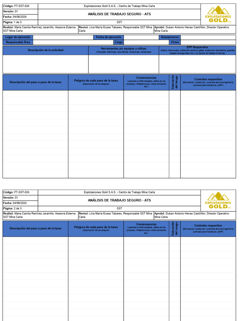 FT-SST-024 Ats | PDF