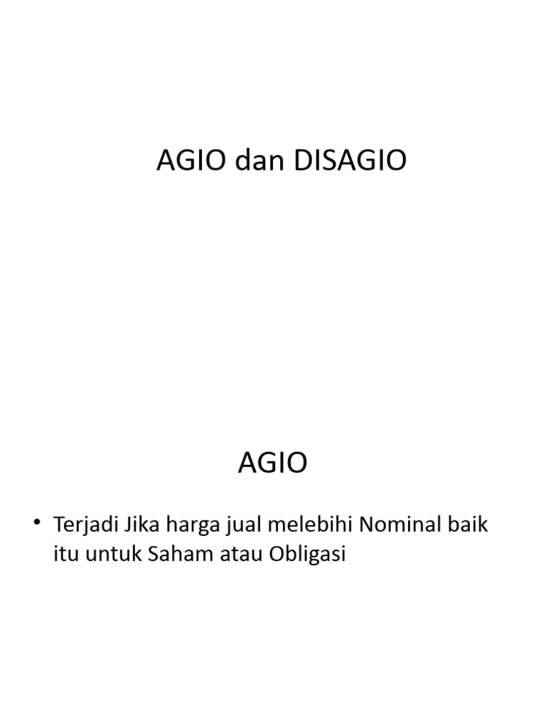 Agio dan Disagio pada Obligasi | PDF