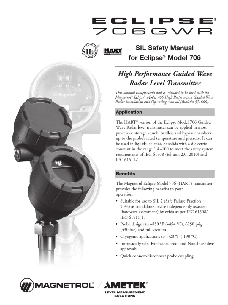 57 656 Eclipse Model 706 Sil Safety Manual Pdf Calibration Radar 
