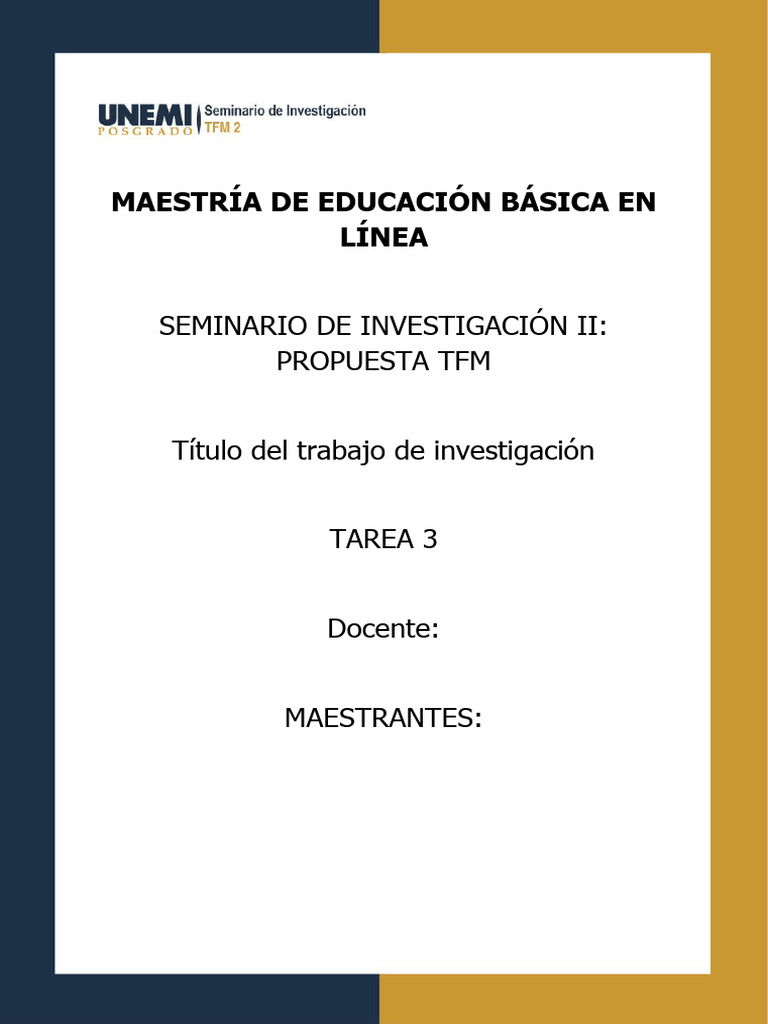 TAREA 3 TFM 2-v1 | PDF | Negocios | Arte