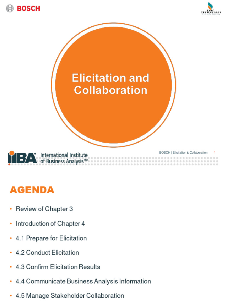 (Module 2) Session 3 - Chapter 4-Elicitation-And-Collaboration | PDF ...