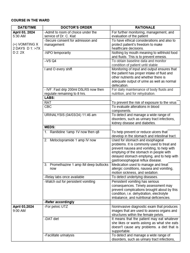 Course in the Ward HG (2) Dvmci | Download Free PDF | Nausea | Vomiting