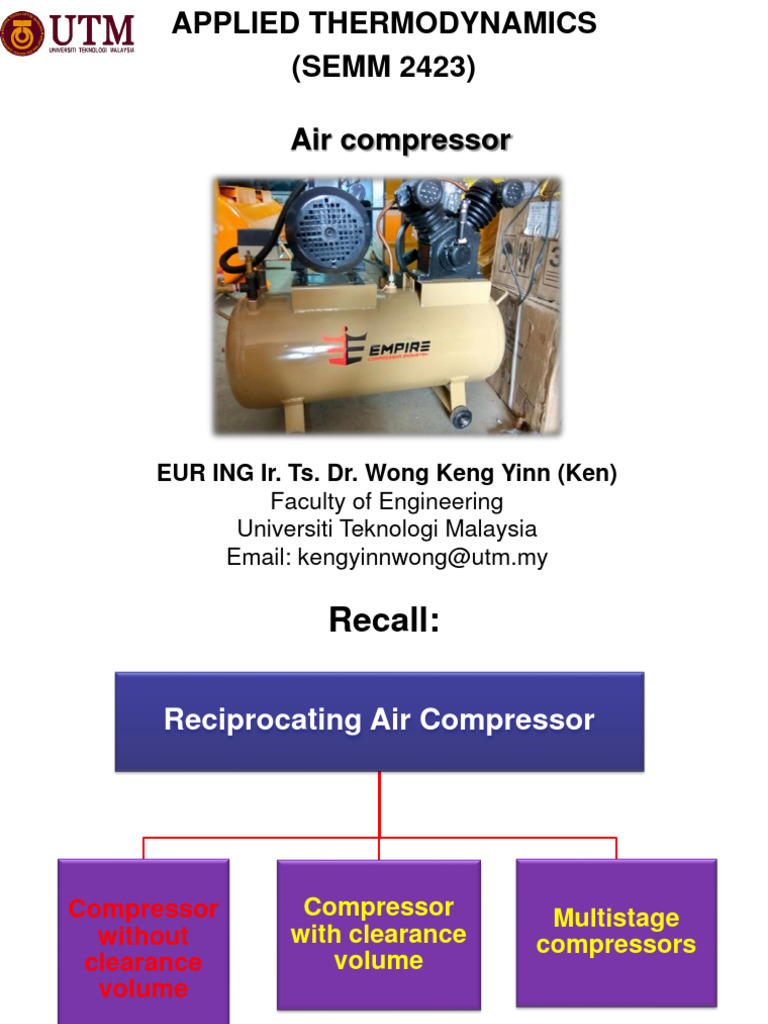 1 Compressor Part1-2 | Download Free PDF | Thermodynamics | Continuum ...