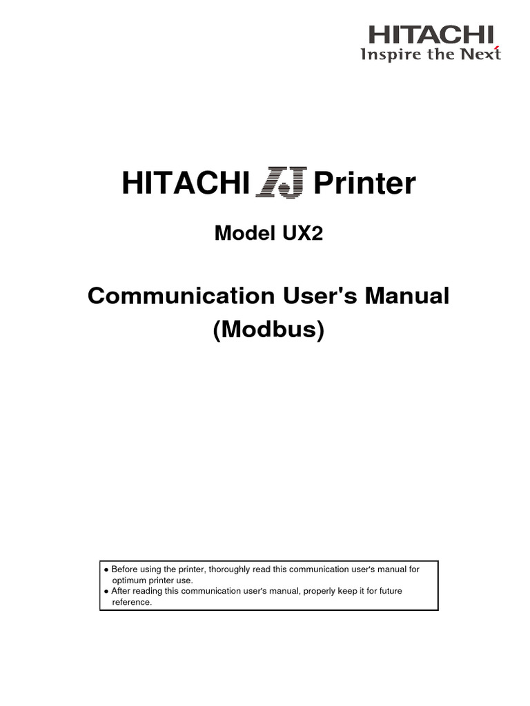 Communication User's Manual (Modbus) (B) | PDF | Computer Engineering | Computing