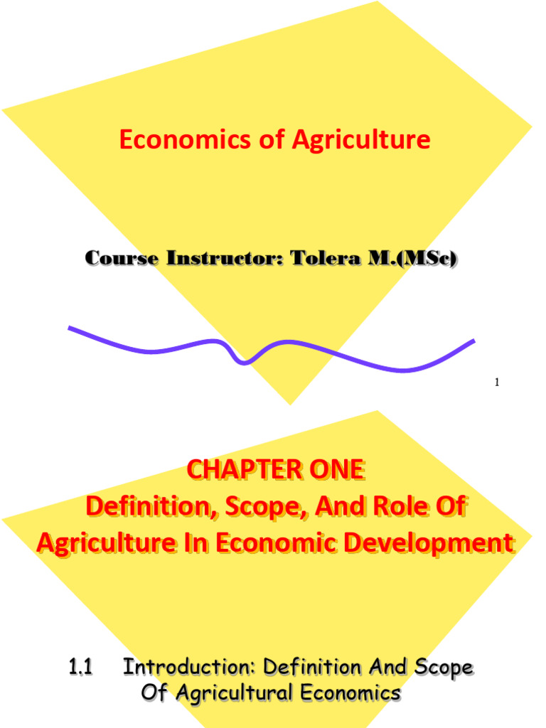 Introduction to Agricultural Economics | PDF | Economics | Macroeconomics