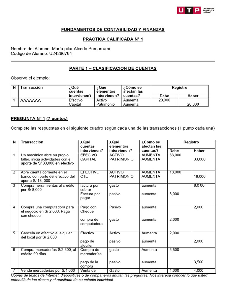 Fundamentos Tarea 3 | PDF | Bancario | Dinero