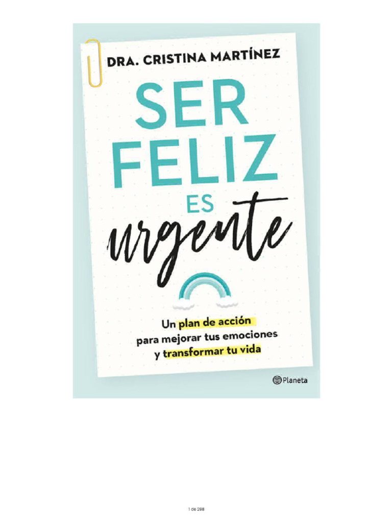 Ser Feliz Es Urgente Cristina Martinez Viana Pdf