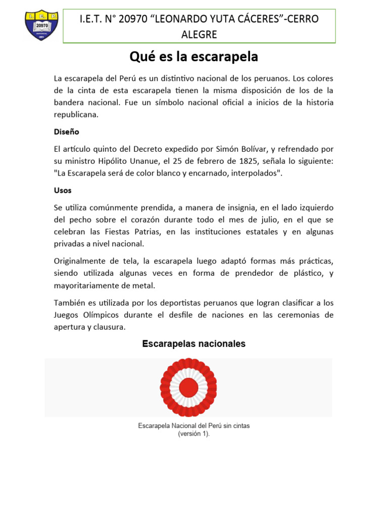 3ero - DPCC | PDF | Símbolos nacionales | Los símbolos