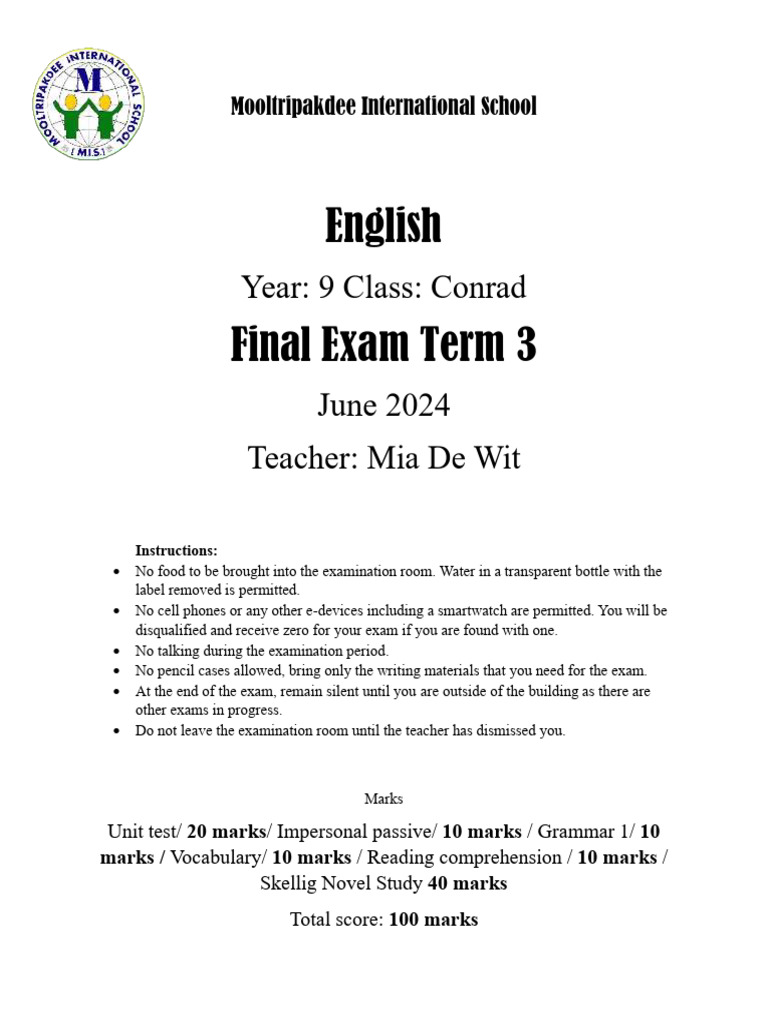 Year 9 Final Exam | Download Free PDF | Industrial Revolution ...