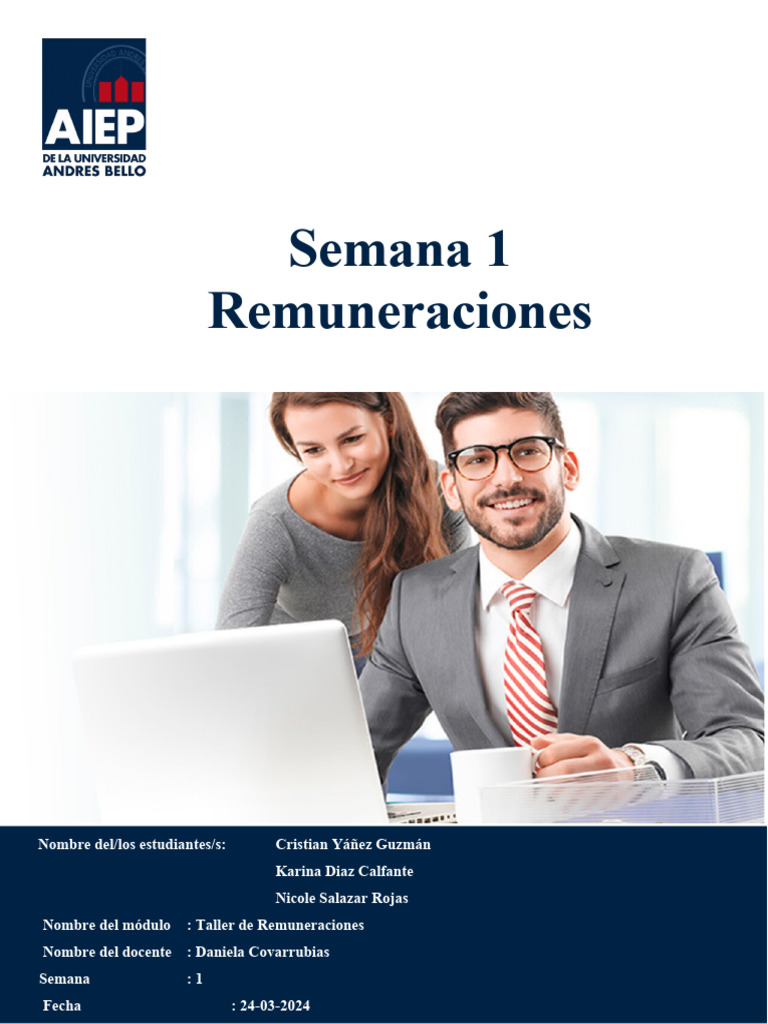 Semana1 CGE303 DIAZ KARINA-YAÑEZ CRISTIAN SALAZAR NICOLE | PDF | Labor | Business