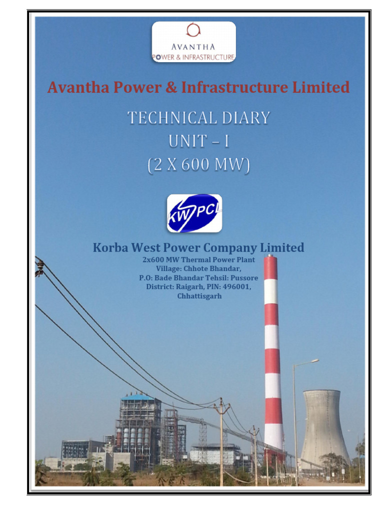 KWPCL 2x600 MW Thermal Power Plant Guide | PDF | Boiler | Steam